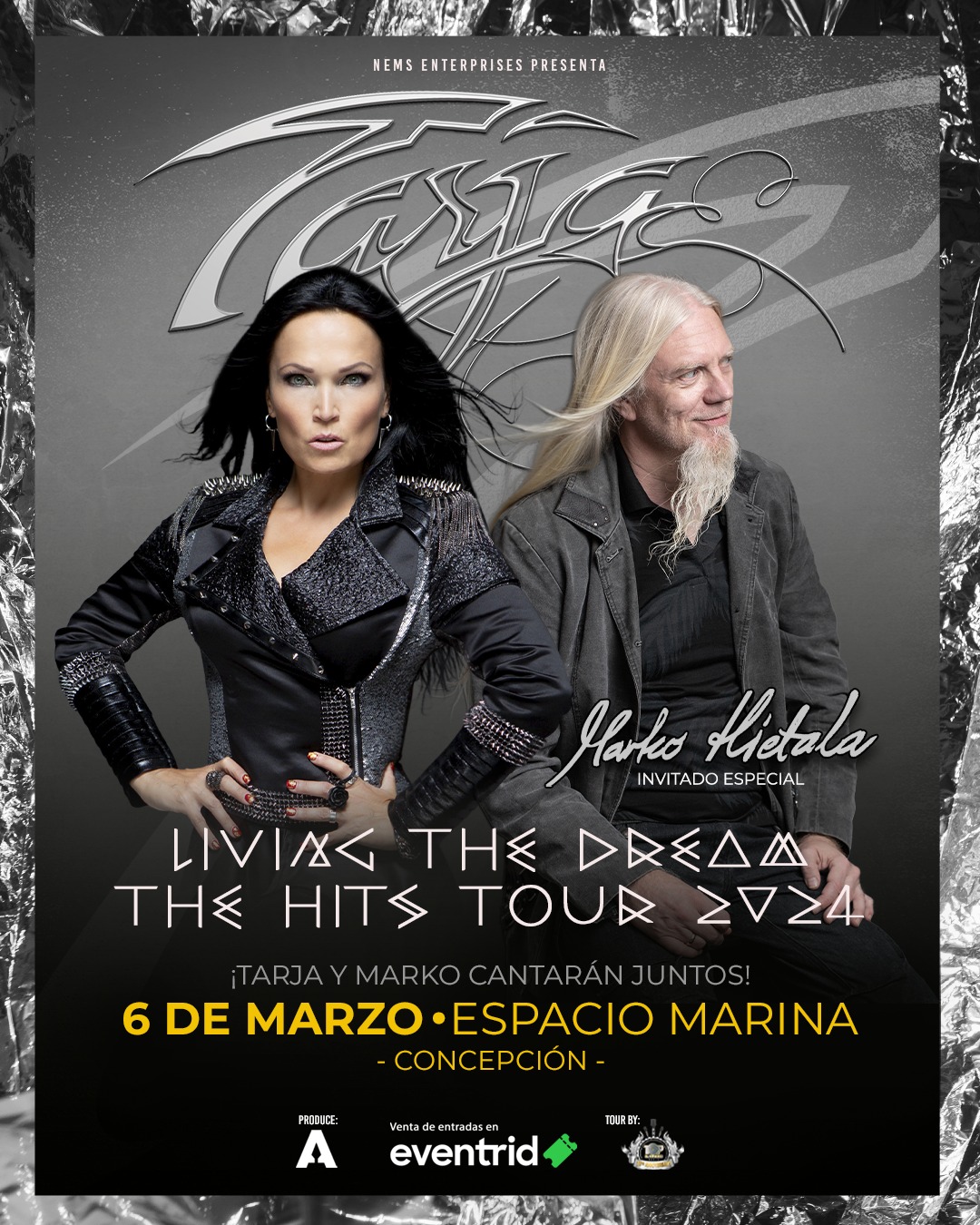 Tarja Turunen | Concepción , Chile- Espacio Marina