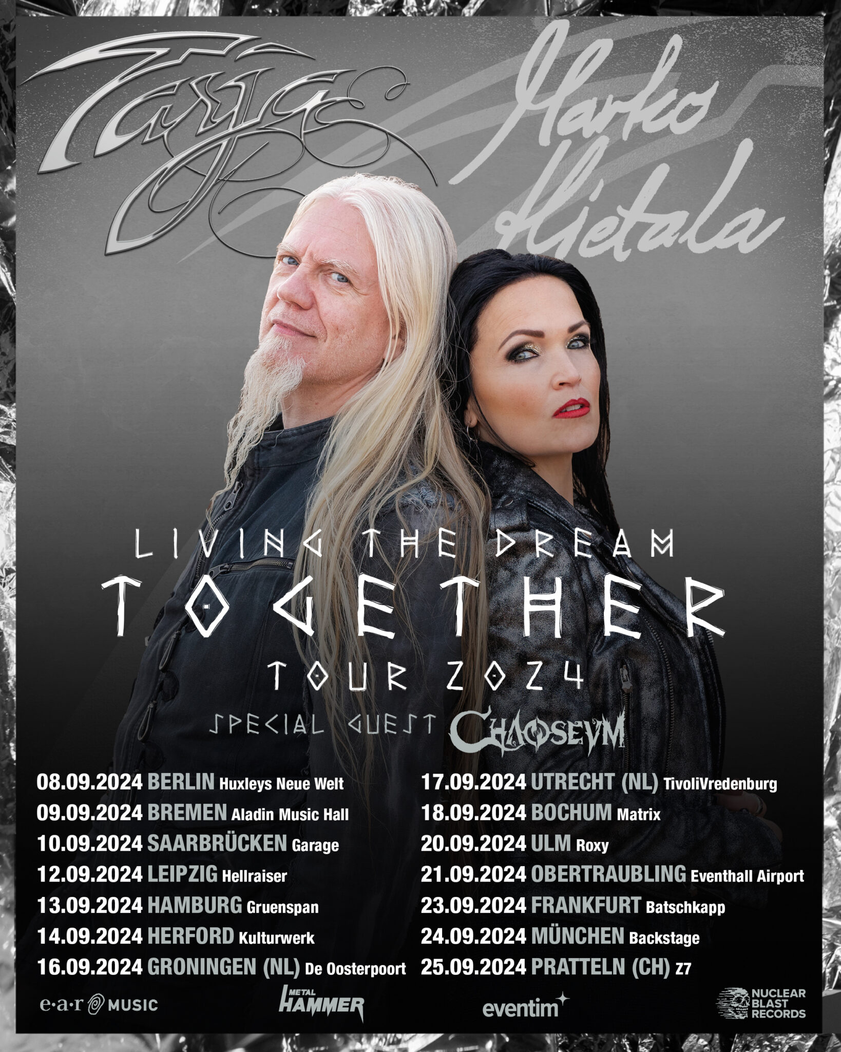 Tarja Turunen | Tarja and Marko Hietala: Living the Dream TOGETHER Tour ...